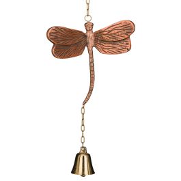 Cast Garden Bell - Dragonfly